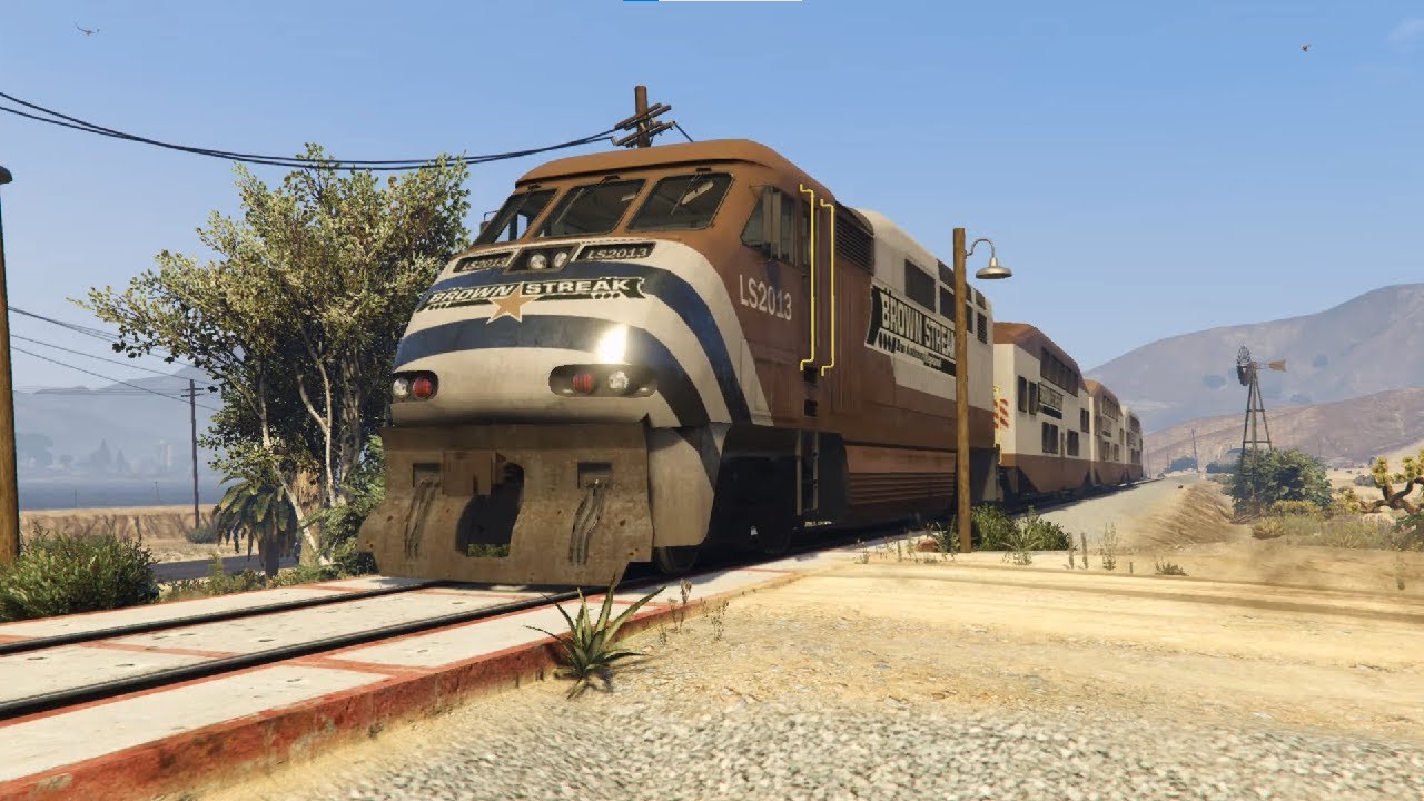 Overhauled Trains Railfanning #2 - Grand Theft Auto V - YouTube