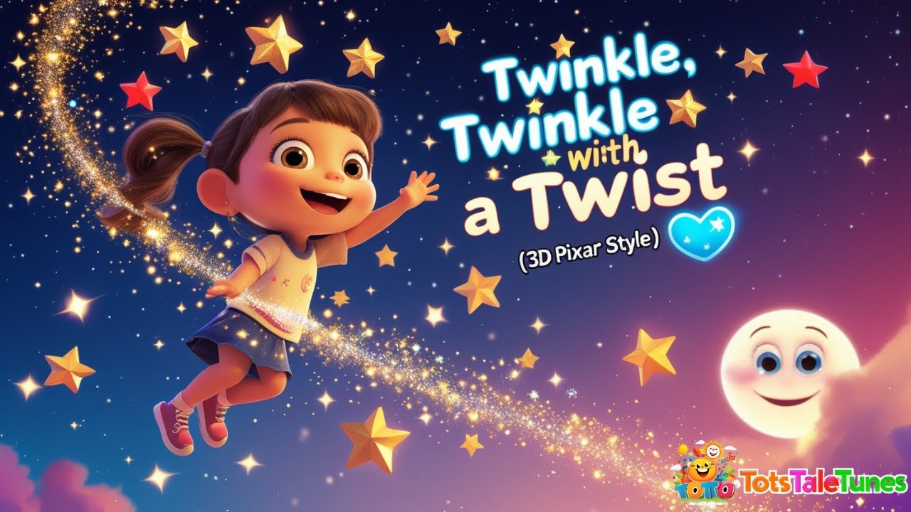 Twinkle, Twinkle with a Twist 🌟 | Fun Night Sky Adventure Song for Kids ...