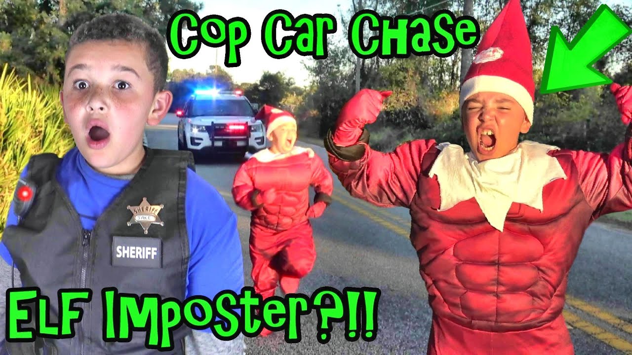 STRONGEST Elf on the Shelf Gone Crazy??! Cops Search ALL Night... - YouTube