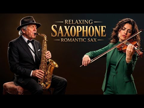 Relaxing Saxophone 🎷 Smooth Jazz & Violin | Romantic Instrumental Music for Deep Relaxation