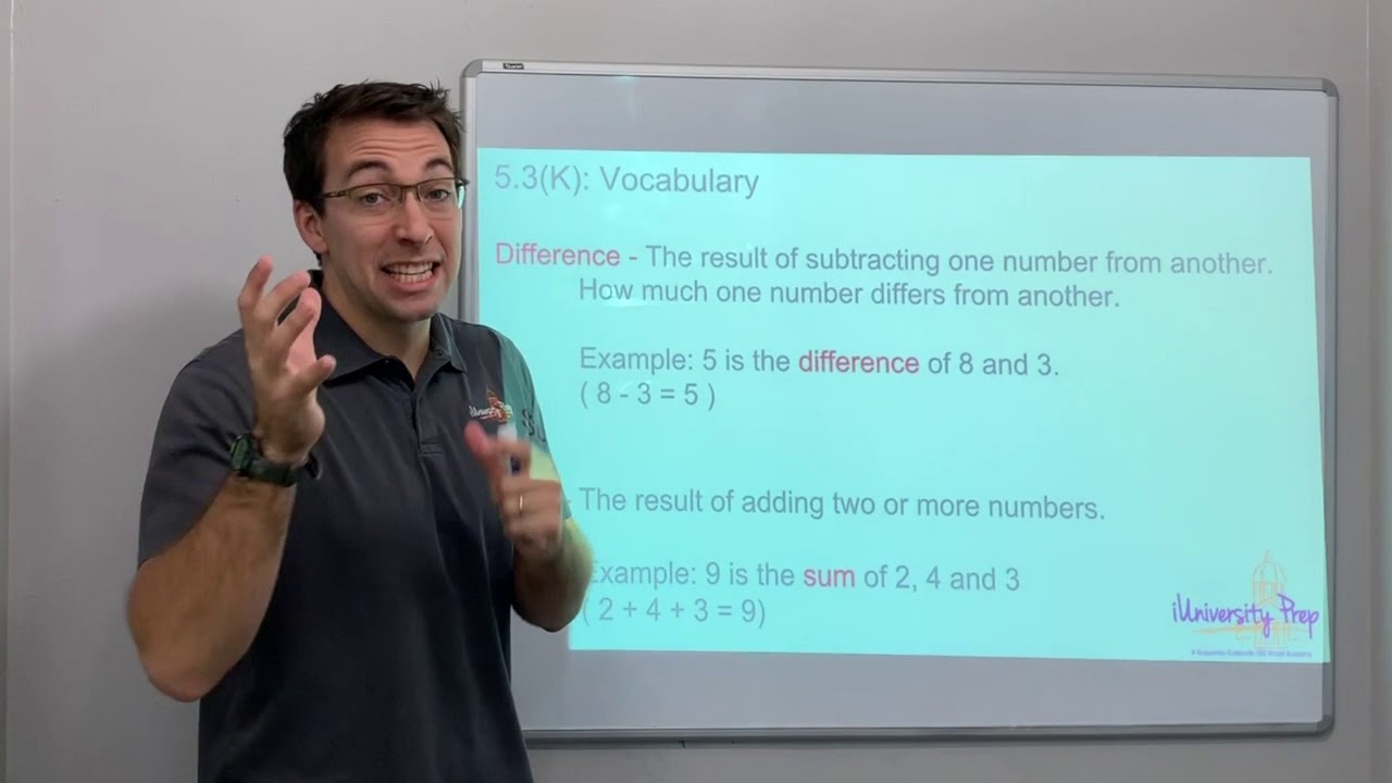 5.3(K) #1 - Addition and Subtraction - YouTube