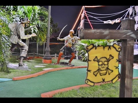 Mini Golf la Guarida del Pirata - golfito pirata - YouTube