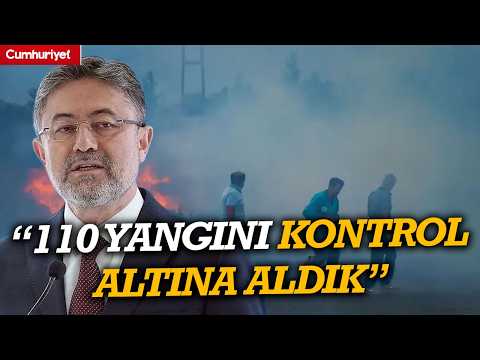 Tarım ve Orman Bakanı Yumaklı'dan 'orman yangını' açıklaması