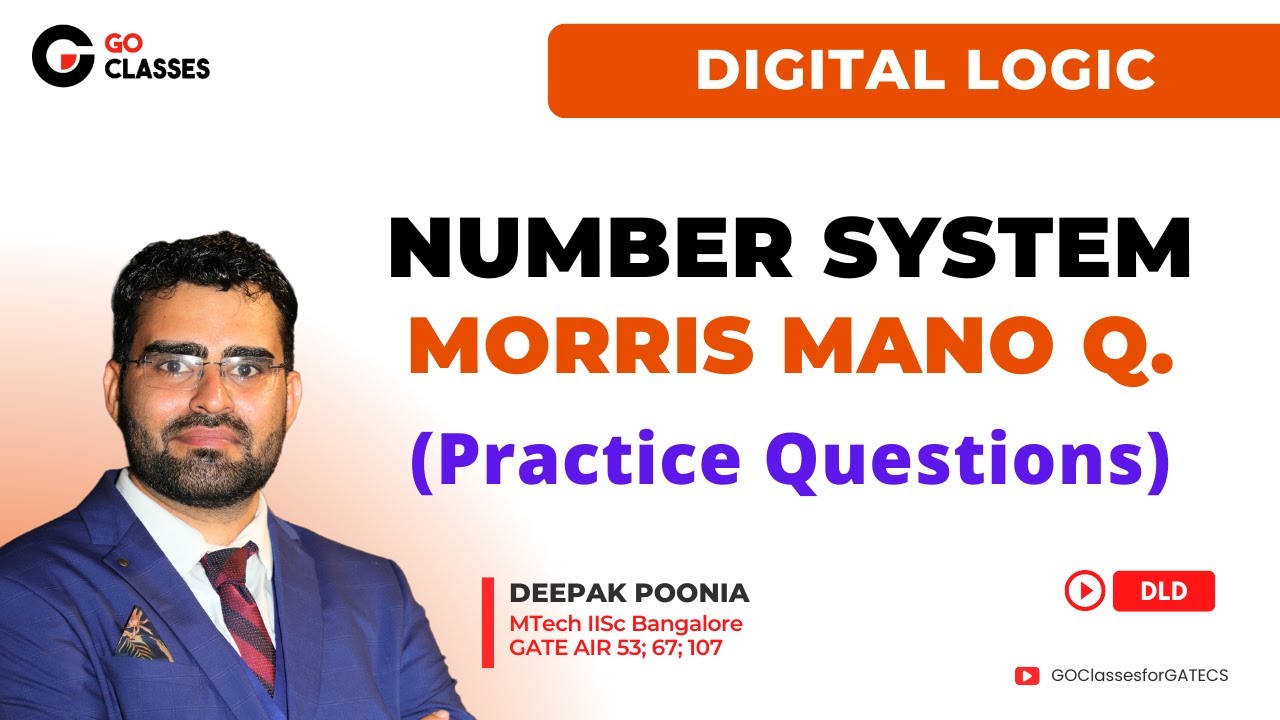 Number Systems - Morris Mano Book Practice Questions | Digital Logic ...