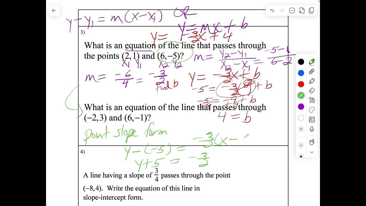 Algebra 1 midterm review 2 January 22, 2025 - YouTube