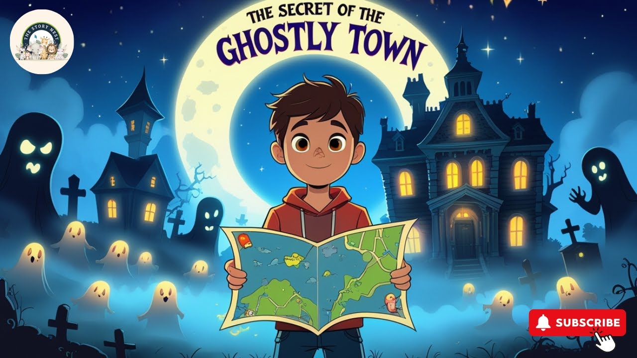 The Secret of the Ghostly Town | #cartoon #ghoststories #ghost # ...