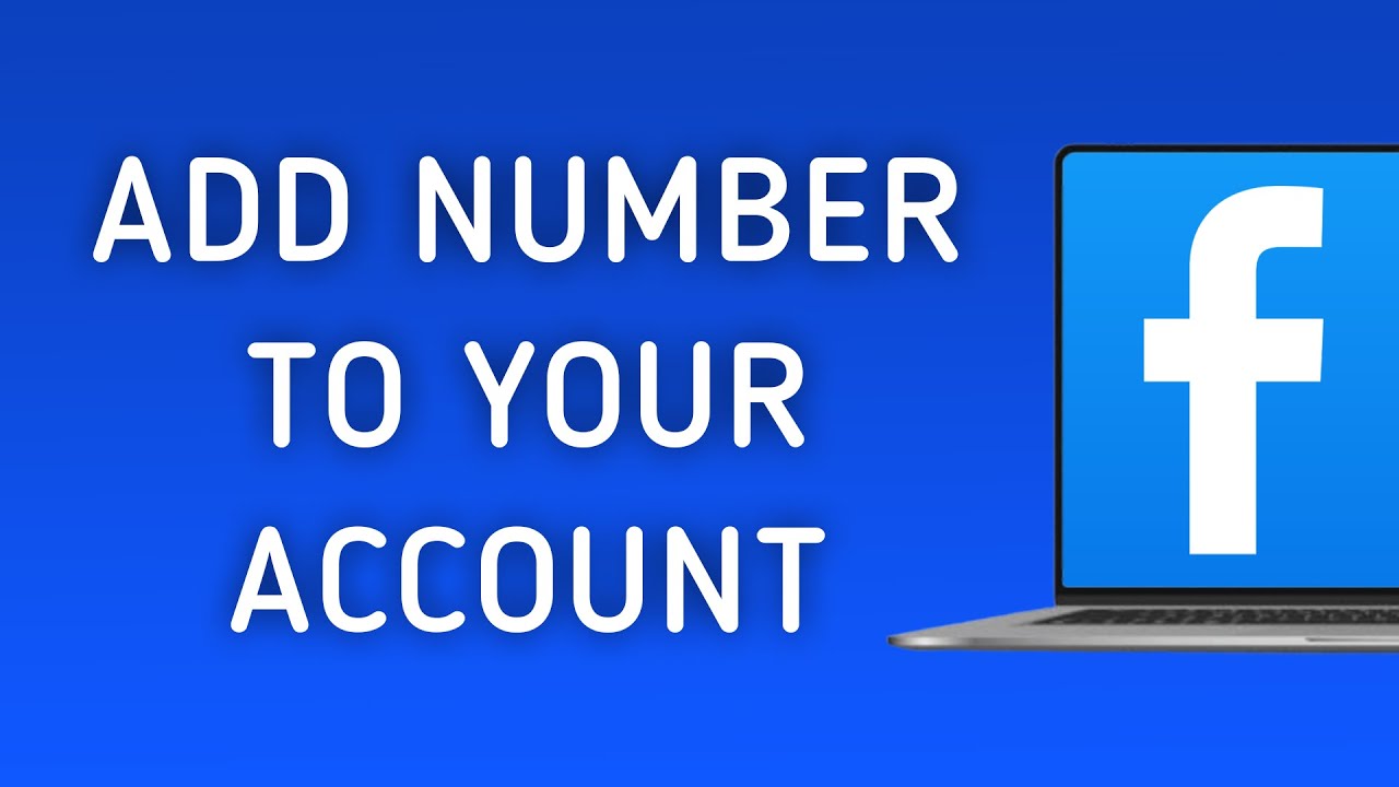 How to Add Number To Facebook Account On PC (New Update) - YouTube