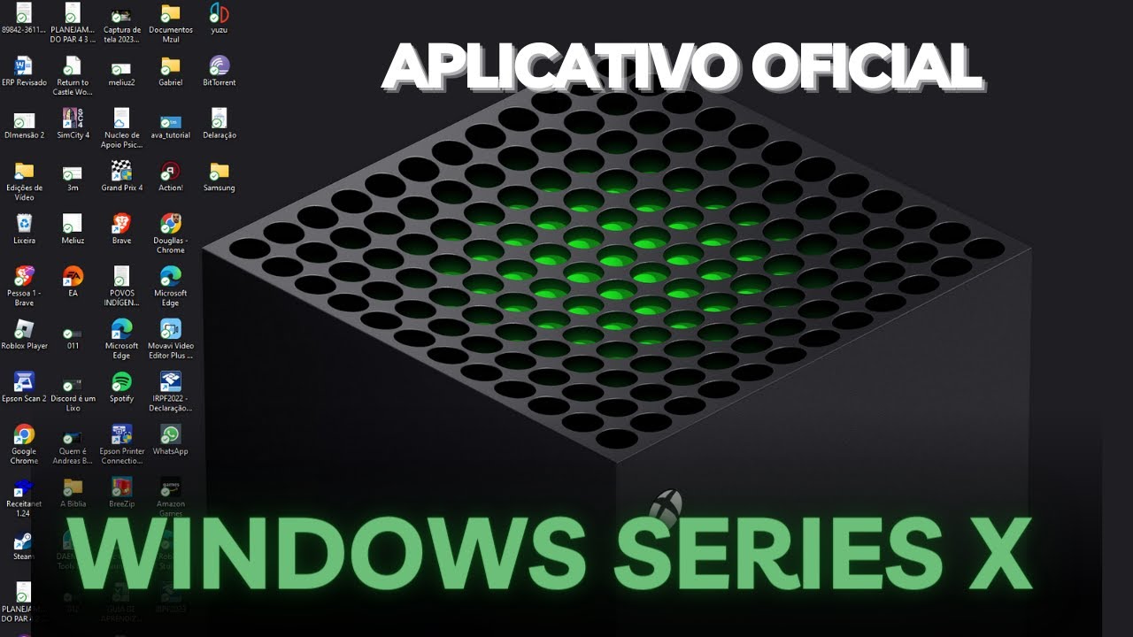 Transforme o Visual do Windows 10 e 11 em um XBOX SERIES X - YouTube