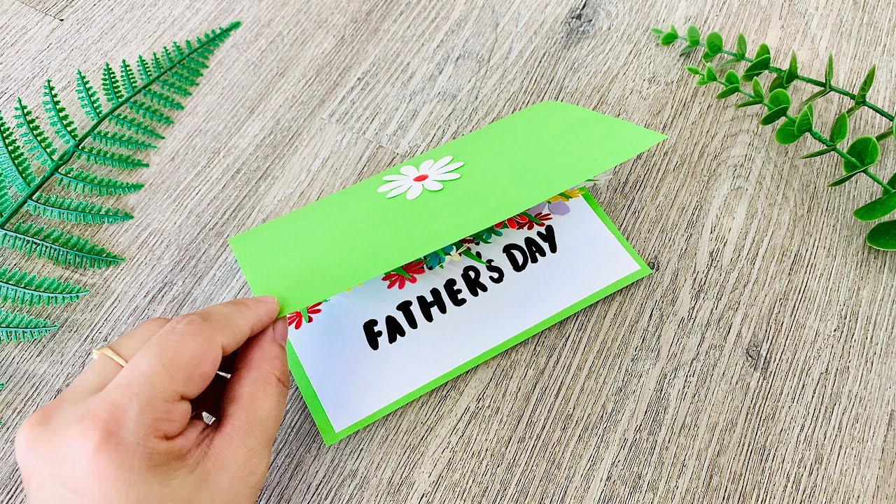 Garden flower pop up card tutorial | DIY Father's day pop up card | DIY ...