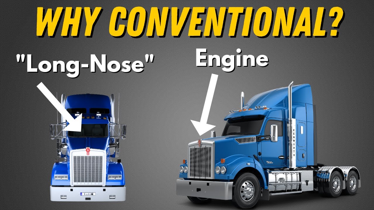 Why American Semi-Trucks Have A Long Nose, When EU Don't? - YouTube