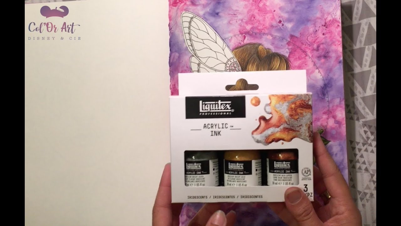 *Présentation* Liquitex Acrylic Ink Métallisées - YouTube