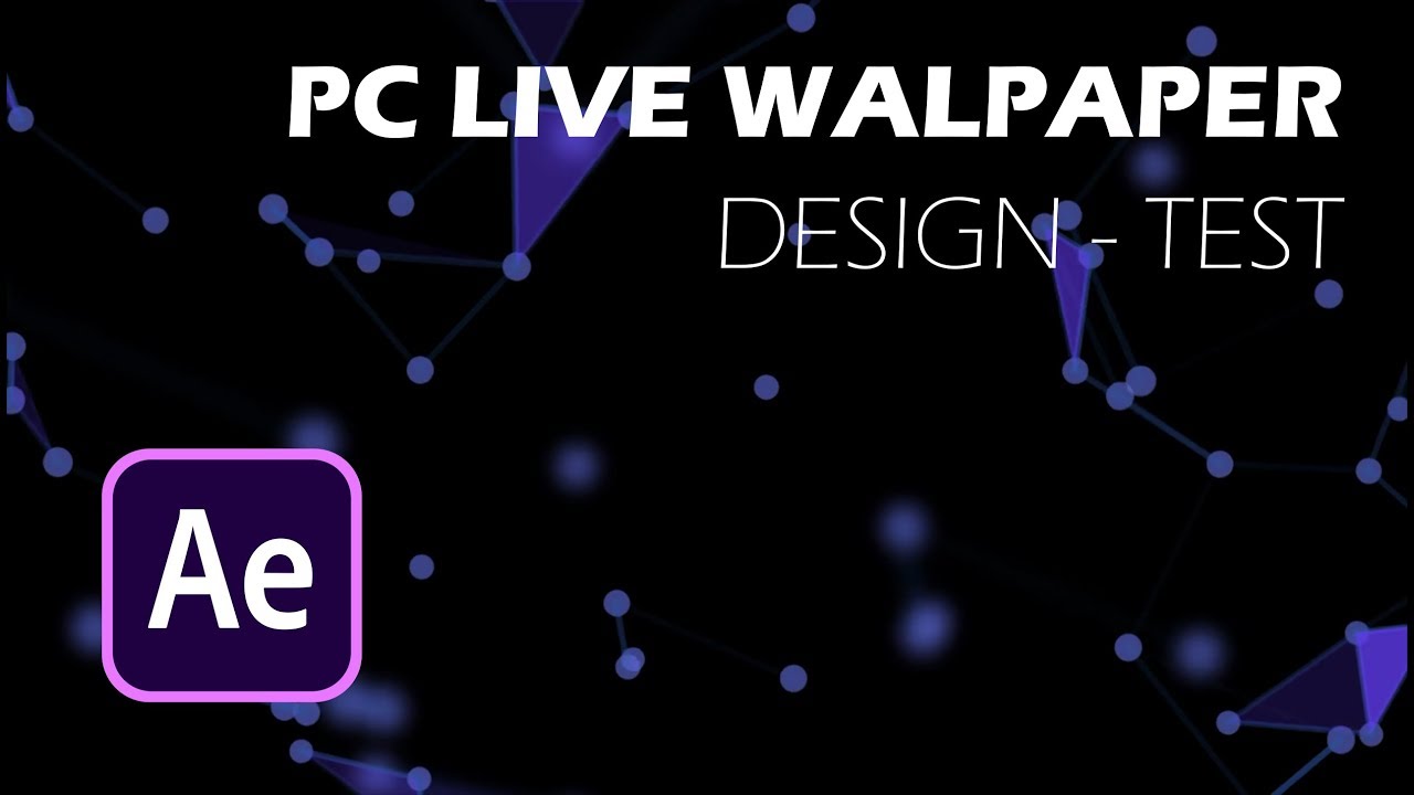 After Effects Live Wallpaper Design - Timelapse - YouTube