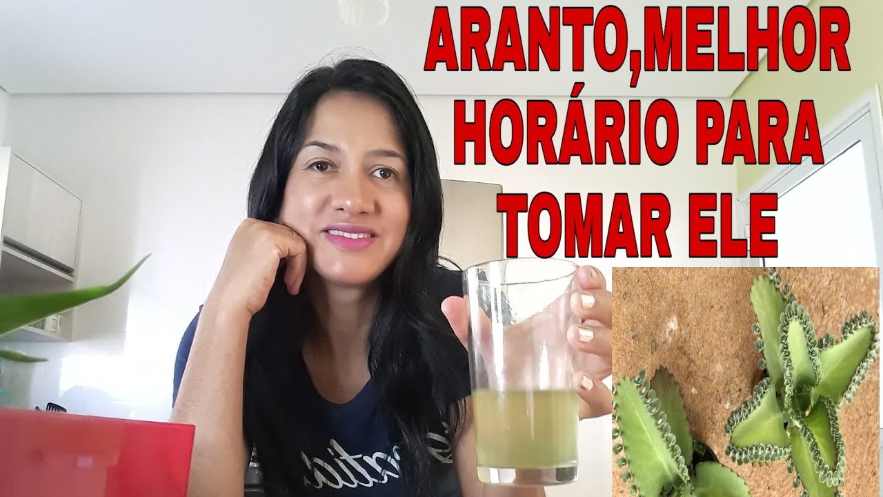 ARANTO, MELHOR HORÁRIO PARA TOMAR ELE... - YouTube