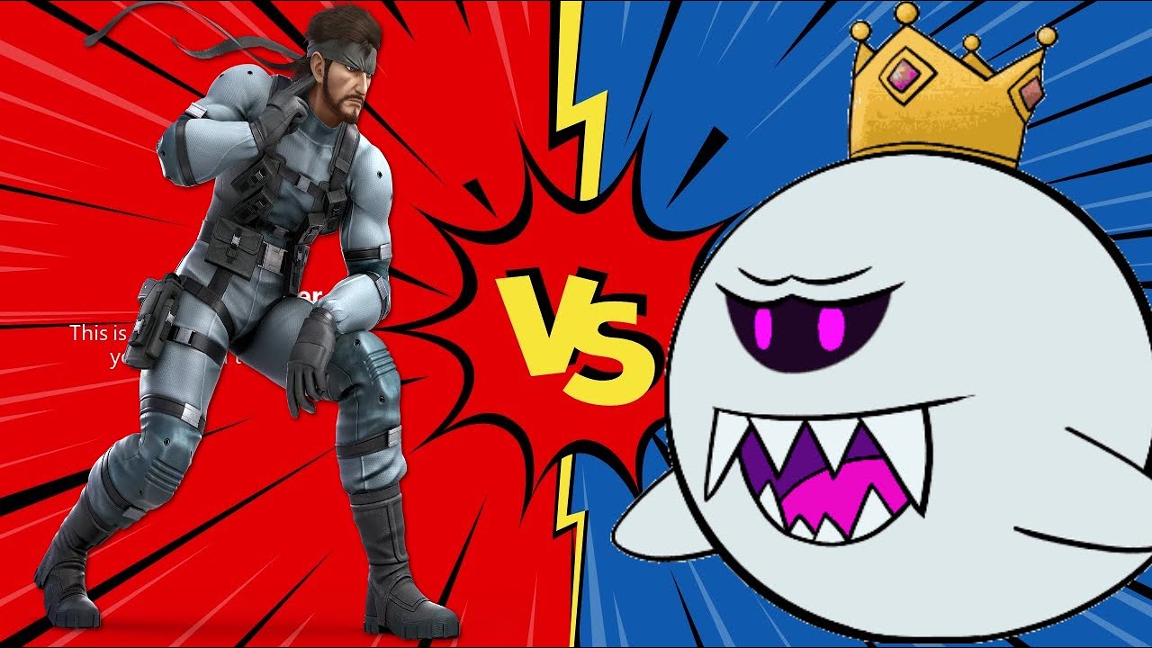 MUGEN SOLID SNAKE VS KING BOO - YouTube
