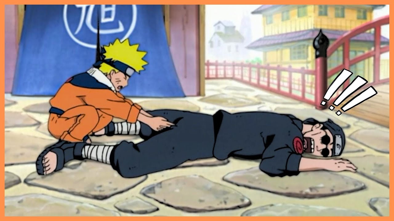 Naruto uses Secret Finger Jutsu on Ebisu - YouTube