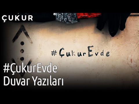 #ÇukurEvde Duvar Yazıları
