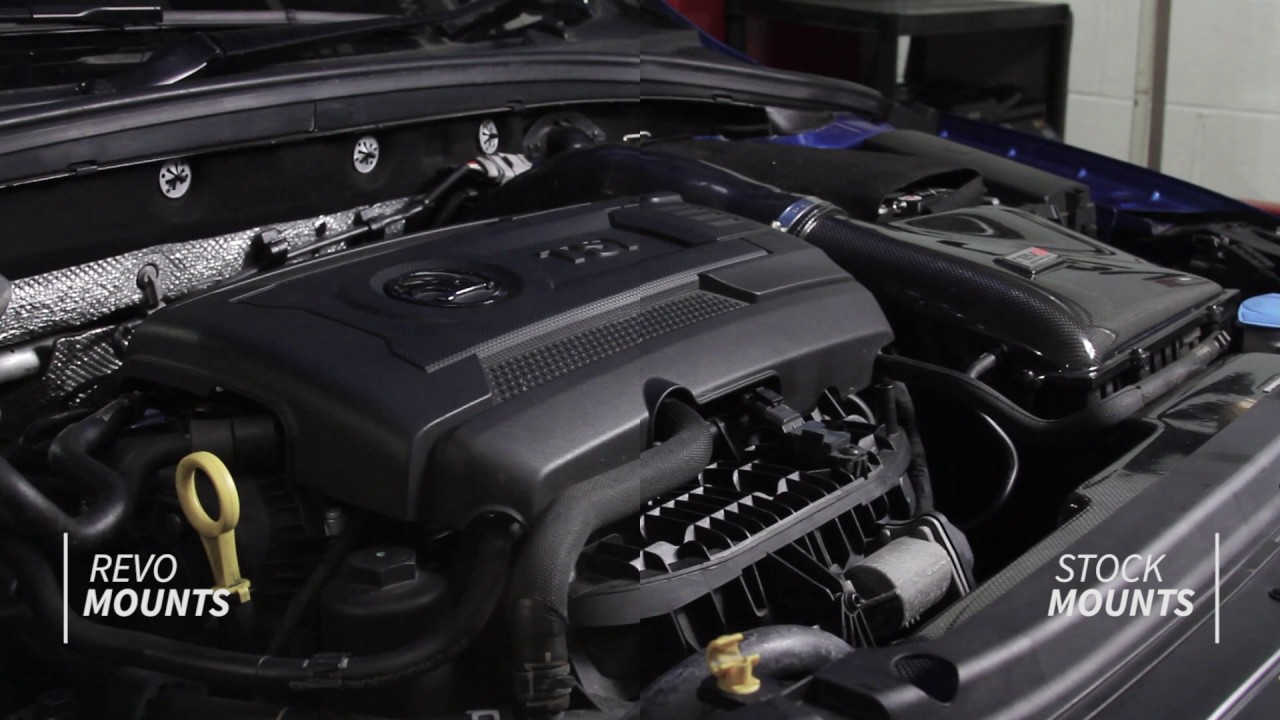 Revo MQB Engine Mounts Vs Stock - YouTube