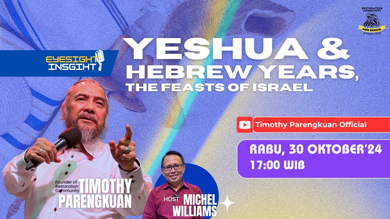 "YESHUA & HEBREW YEARS (The Feasts of Israel)" | Eyesight Insight ...