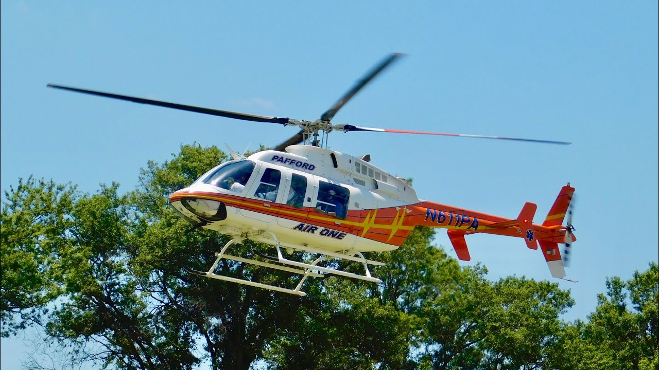 Pafford Air One Echo (N611PA) departing Bolivar Medical Center (MS01 ...