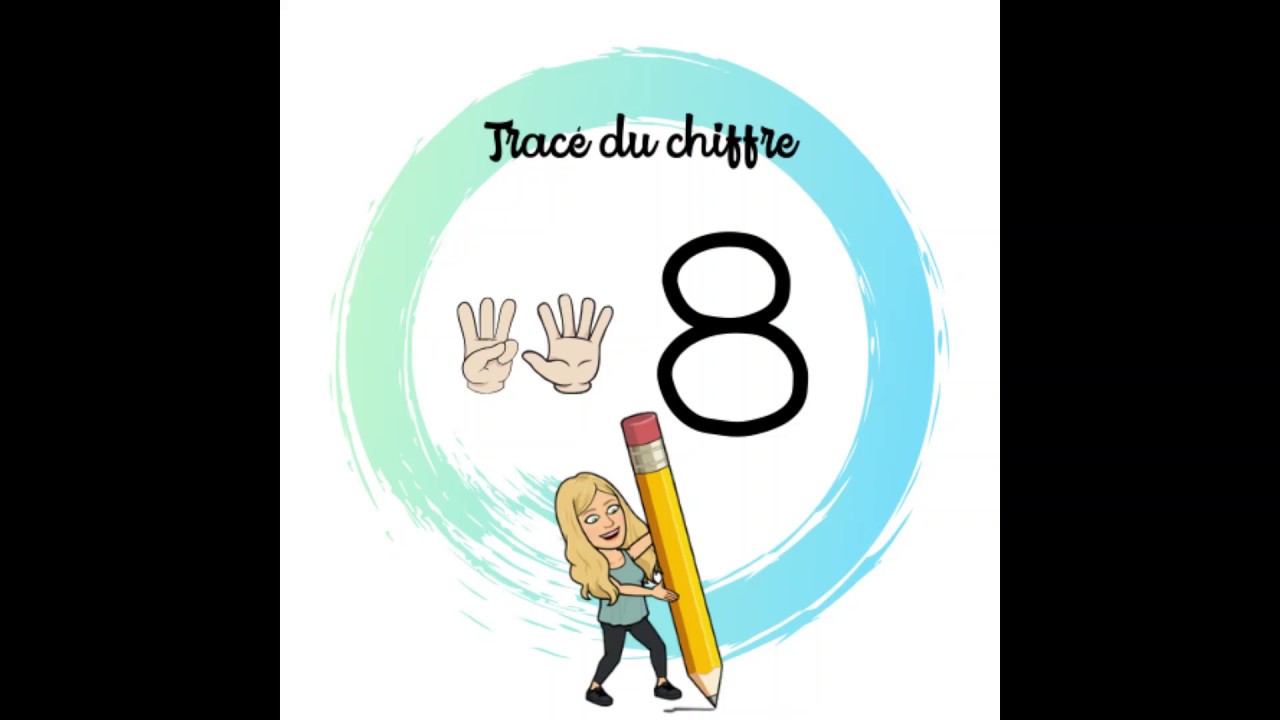 chiffre 8 Tracé - YouTube