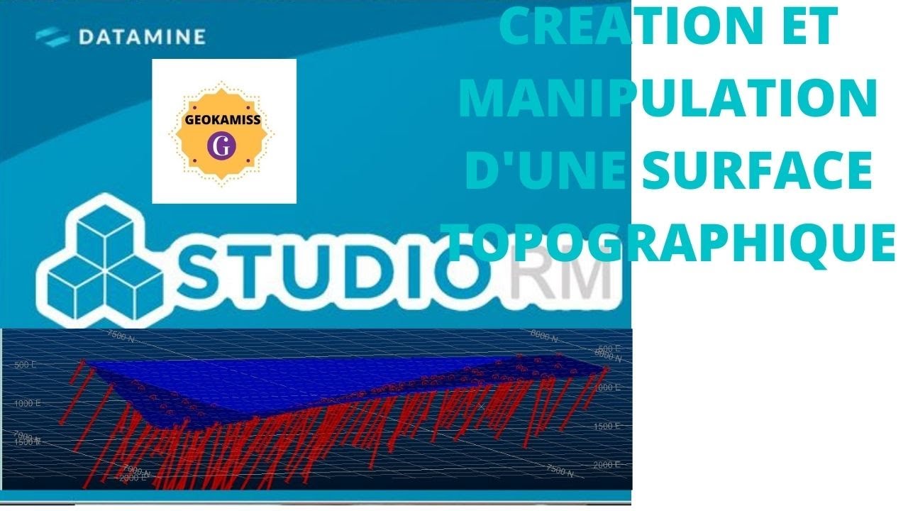 DATAMINE : CREATION D'UNE SURFACE TOPO - YouTube