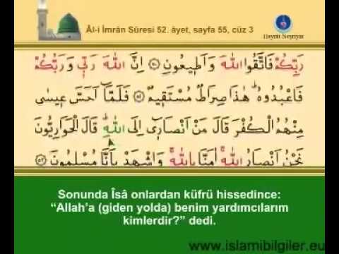 İSHAK DANIŞ ALİ İMRAN SURESİ 55 56 57 SAYFA