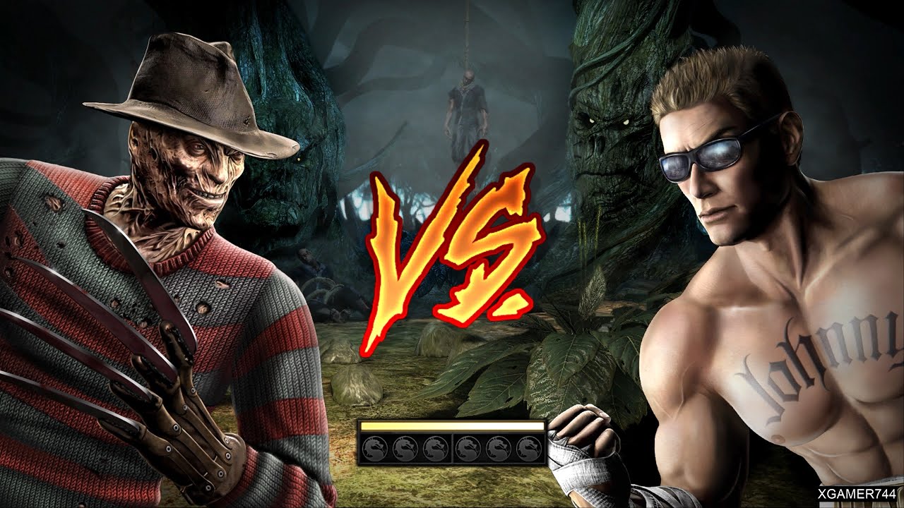 Mortal Kombat 9 - Freddy Krueger Vs. Johnny Cage - YouTube