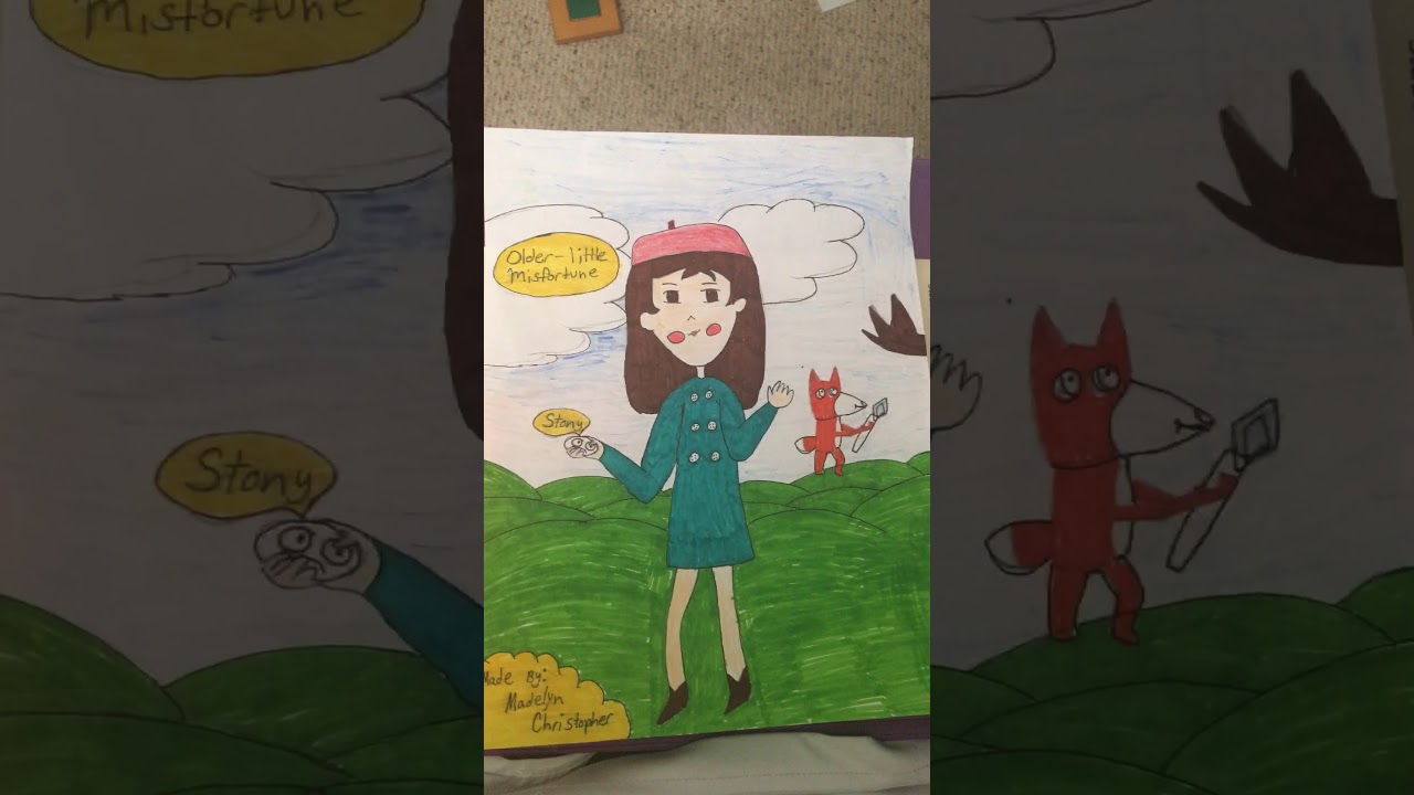 Little Misfortune drawing - YouTube