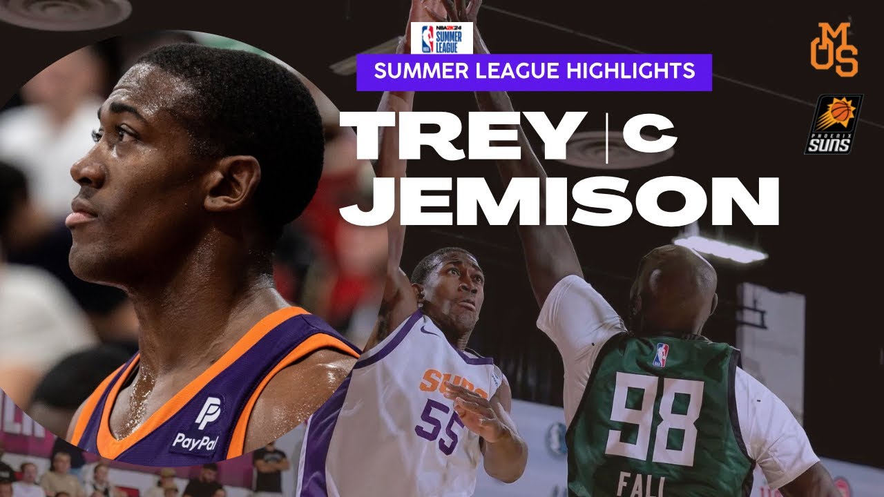 Trey Jemison | Phoenix Suns NBA Summer League 2023 Highlights | Center ...