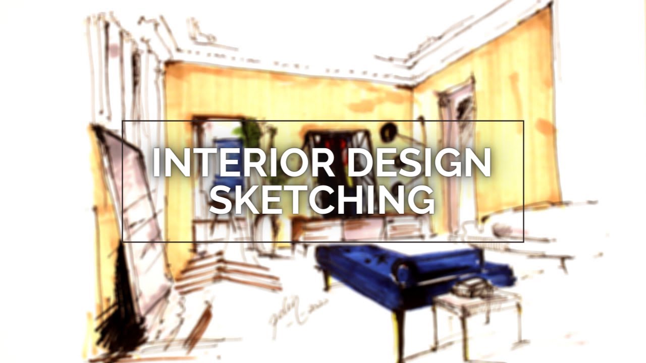 Interior Design Sketching | Eps.1 - YouTube