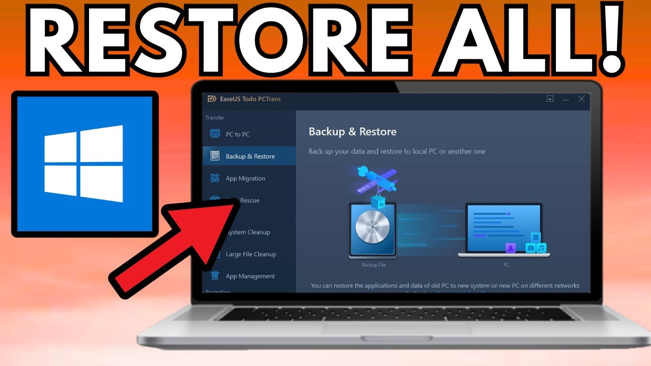 Backup & Restore Everything from Old to New PC - YouTube