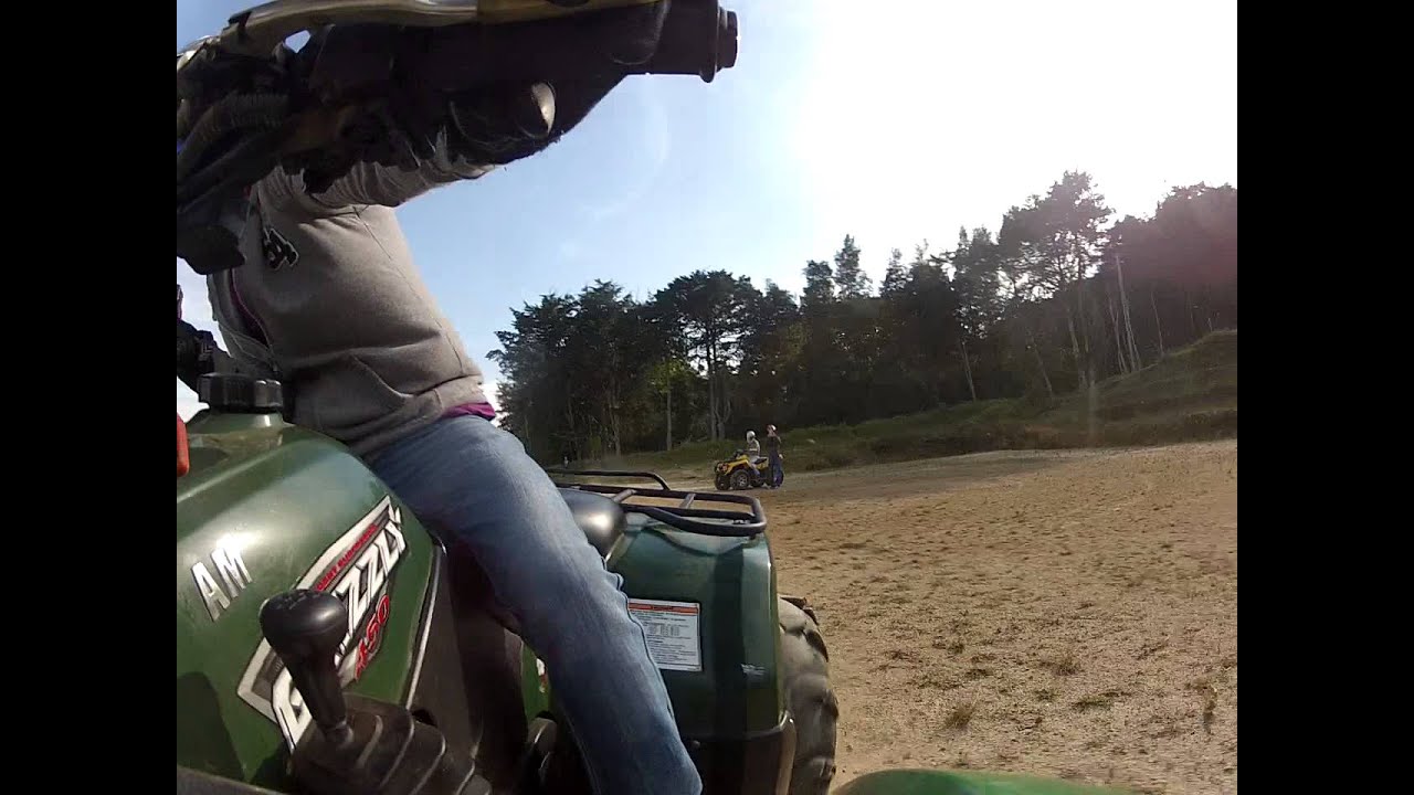 Derrapando y caida en Cuatrimoto - YouTube