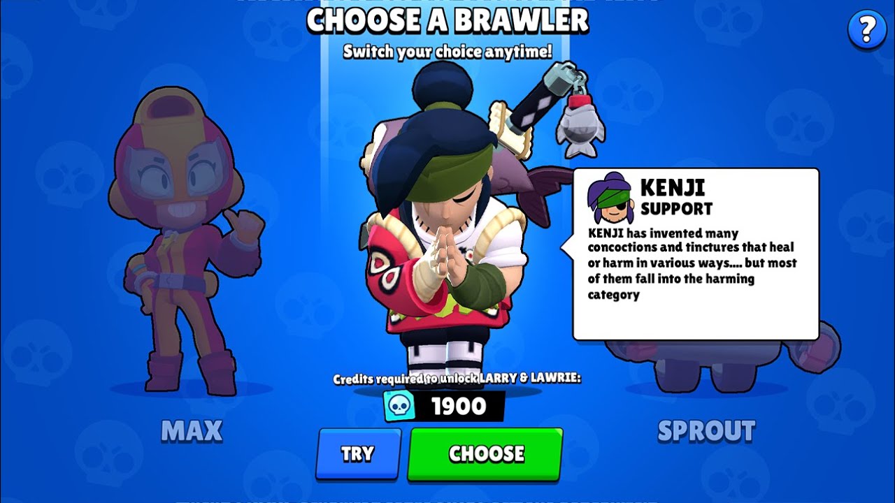🤬 CURSED NEW BRAWLER KENJI!😡🎁|FREE GIFTS - YouTube