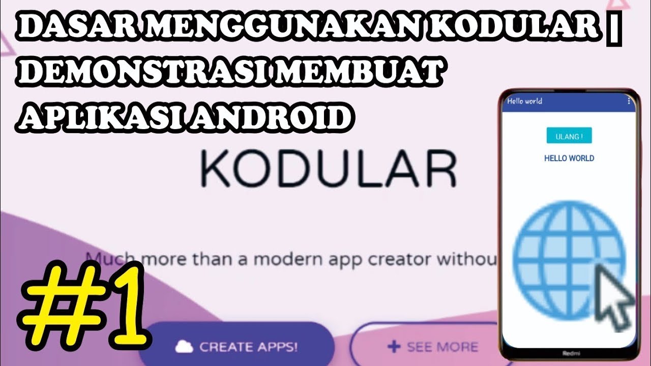 Kodular • Dasar Menggunakan Kodular • Demonstrasi Membuat Aplikasi ...