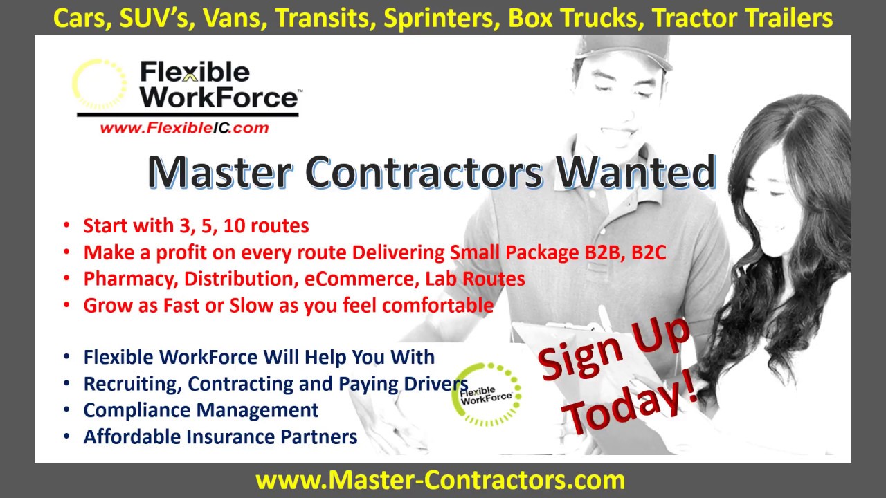 Become a Master Contractor for #B2B #IC Package Delivery Routes. #Vans ...