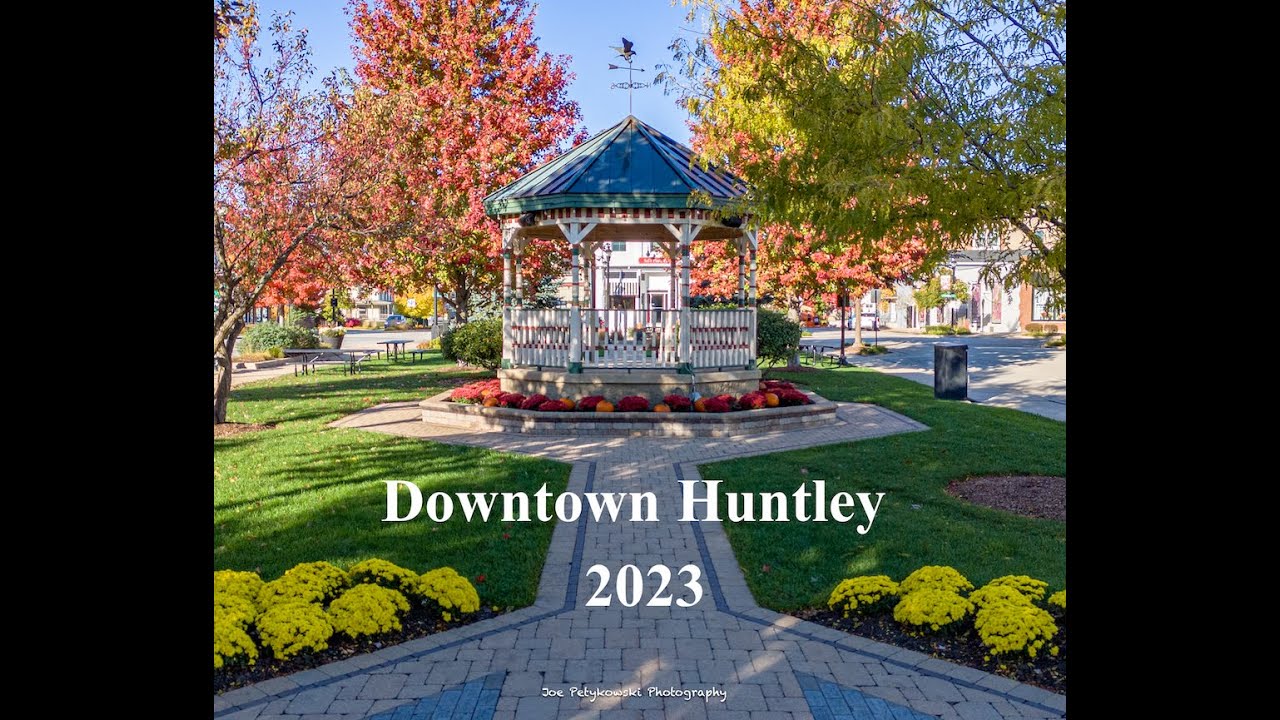 Downtown Huntley Fall of 2023 - YouTube
