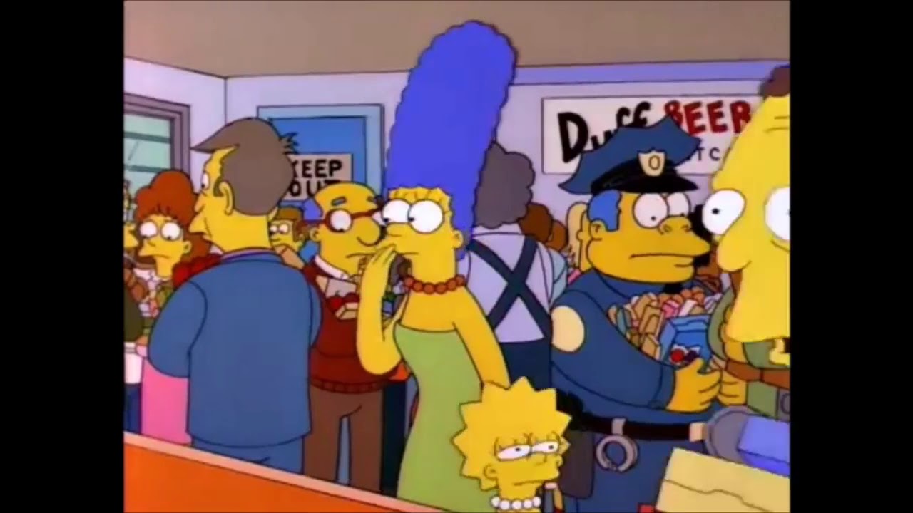 A Hurricane Hits Springfield The Simpsons - YouTube