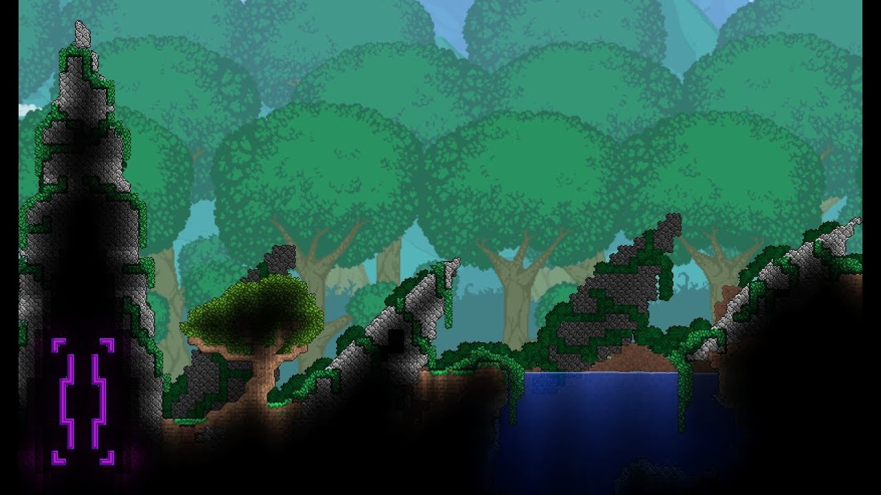 Sci-Fi Ancient Monelith Build! | Terraria Build - YouTube