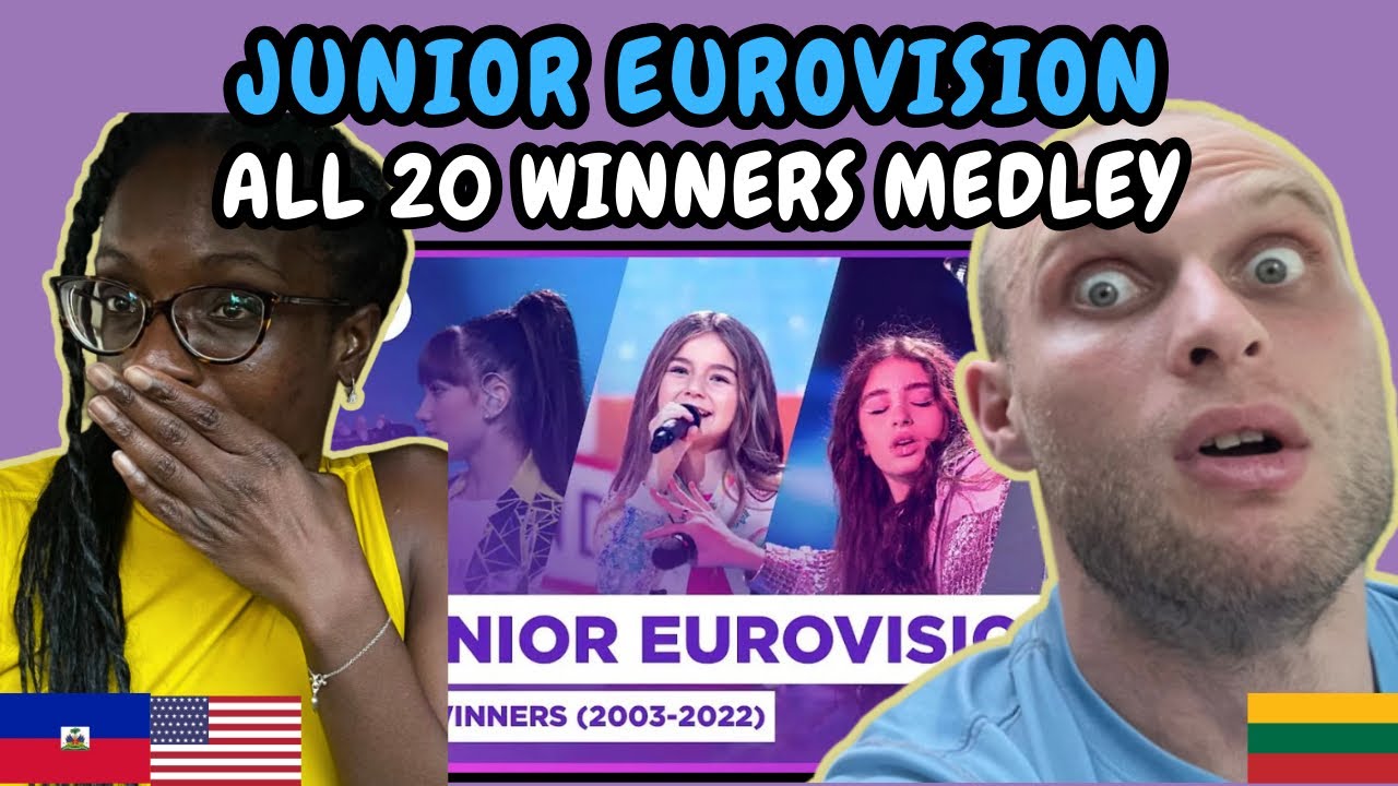 REACTION TO All 20 Junior Eurovision Winners from 2003 - 2022 | FIRST ...