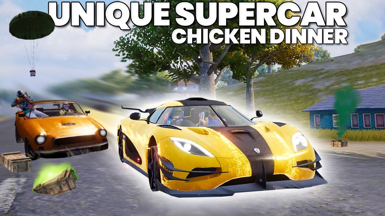 BEST Win With Fastest Supercar - Rarest Car Skin 😮 PUBG MOBILE - YouTube
