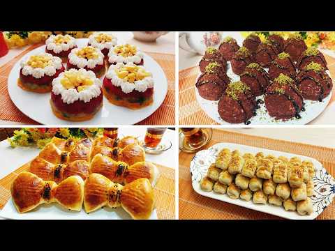 MİSAFİRLERE YAPILACAK PRATİK VE GÖSTERİŞLİ TARİFLER  👍👍 poğaça tarifi , tatlı tarifi , gün salatası