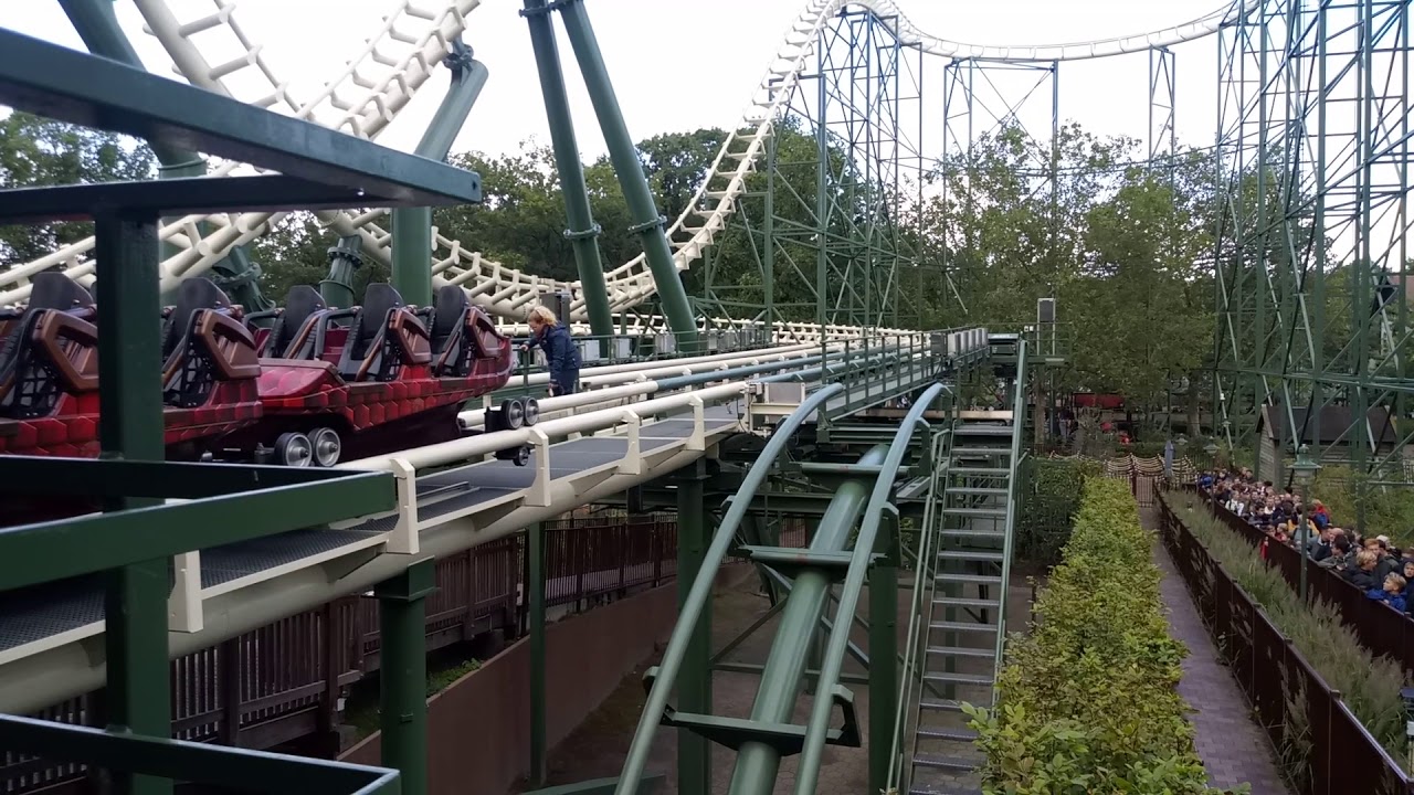 Treintje erbij Python Efteling - YouTube