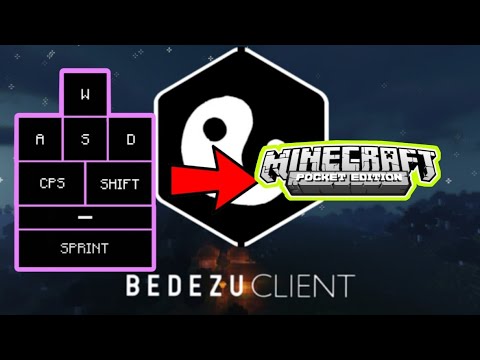 KeyStroke Counter + Optifine! (MCPE) (Bedezu Client V6) (FPS Booster ...