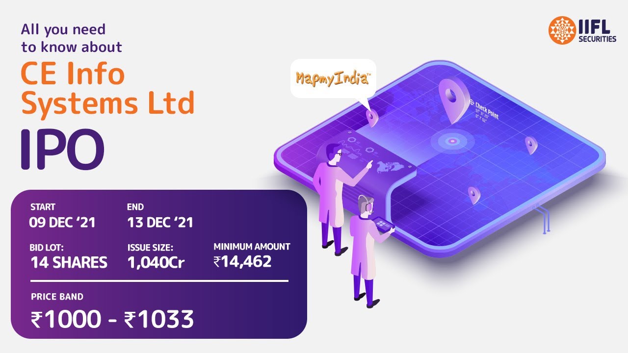 MapmyIndia IPO | Know all about C.E. Info Systems IPO | IIFL Securities ...