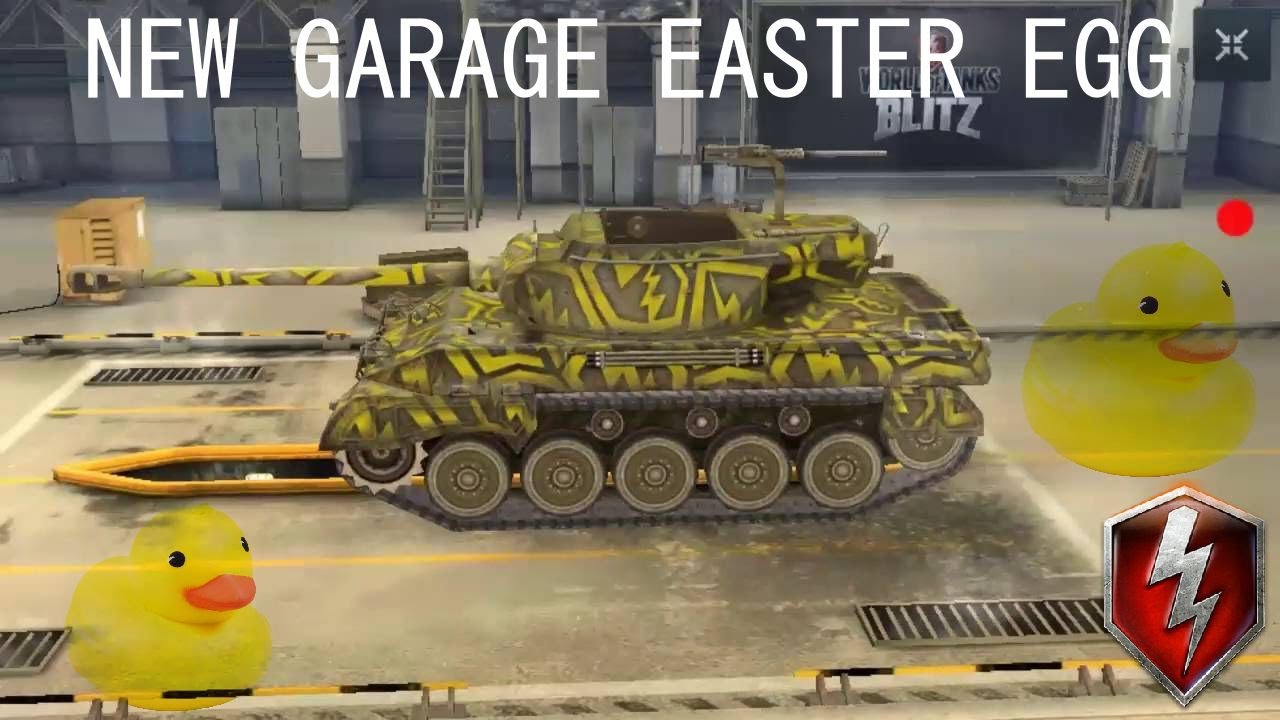 NEW GARAGE EASTER EGG! || WOT BLITZ - YouTube