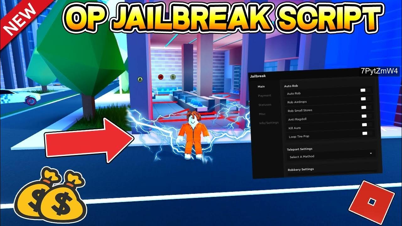 Jailbreak Script/Hack GUI: Auto Rob, Kill Aura, Infinite Money, Auto ...