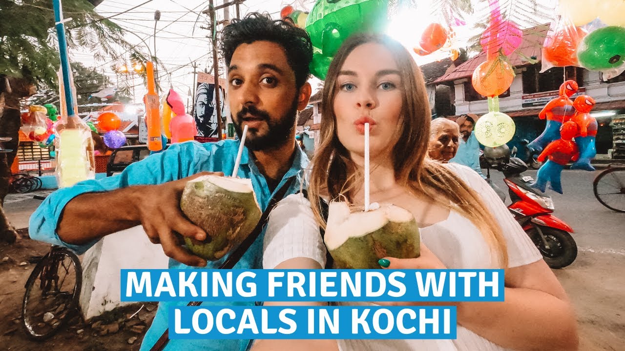 Making Friends With Locals In Kochi, India 🇮🇳 - YouTube