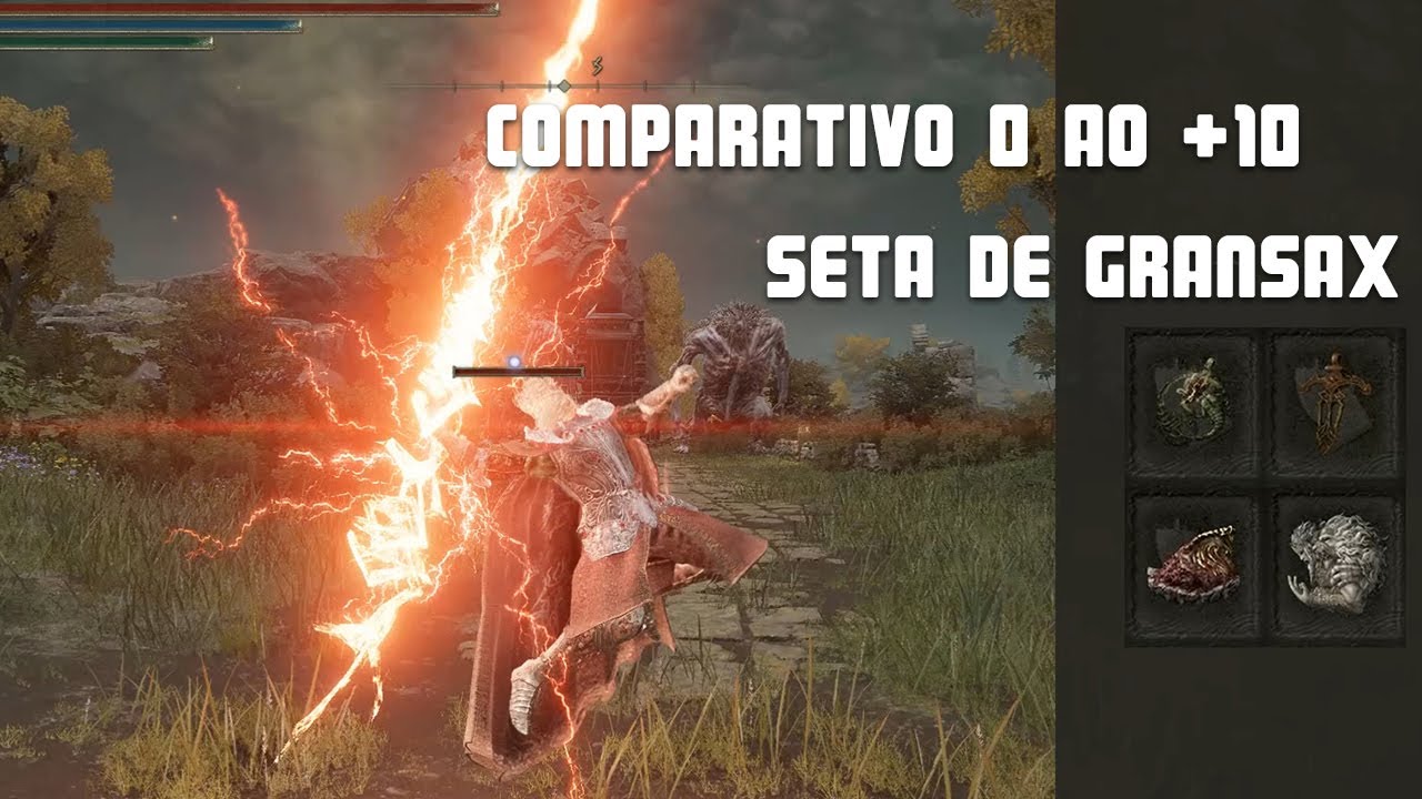 Elden Ring - Seta de Gransax - Comparativo do 0 ao +10 - YouTube
