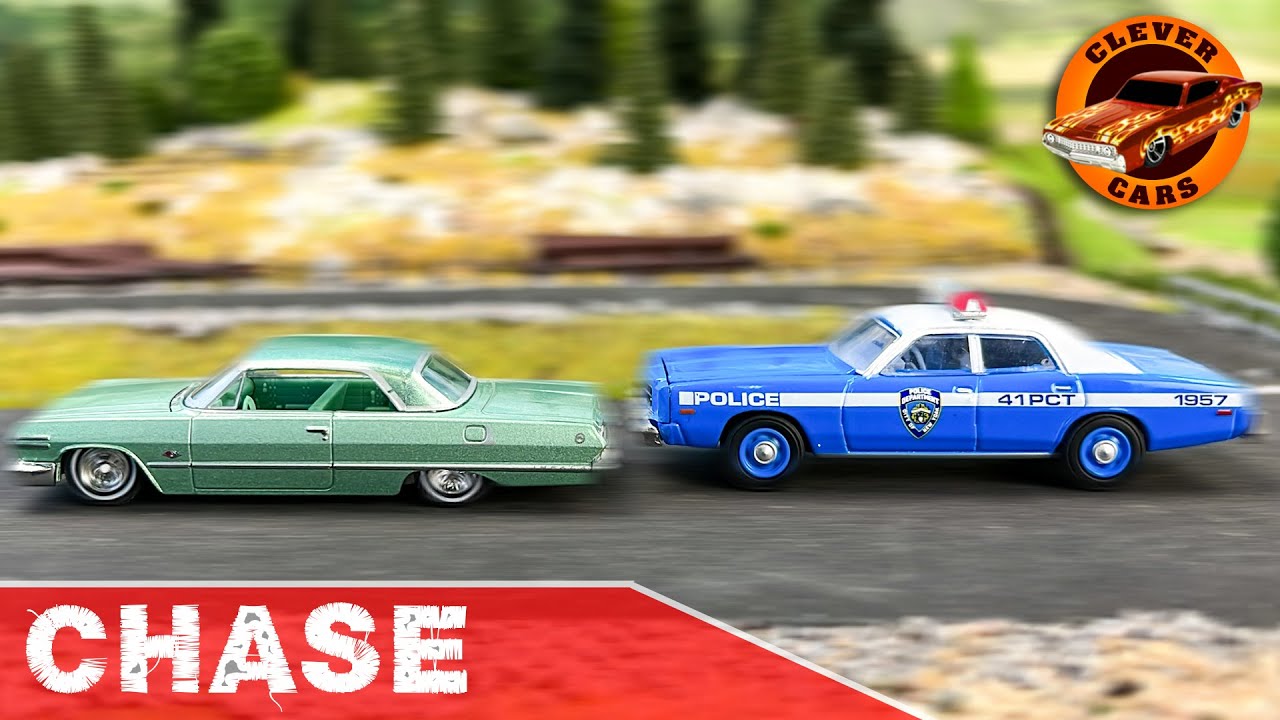 Diecast Cars Drifting & Chase on Miniature Diorama [Stop Motion] - YouTube