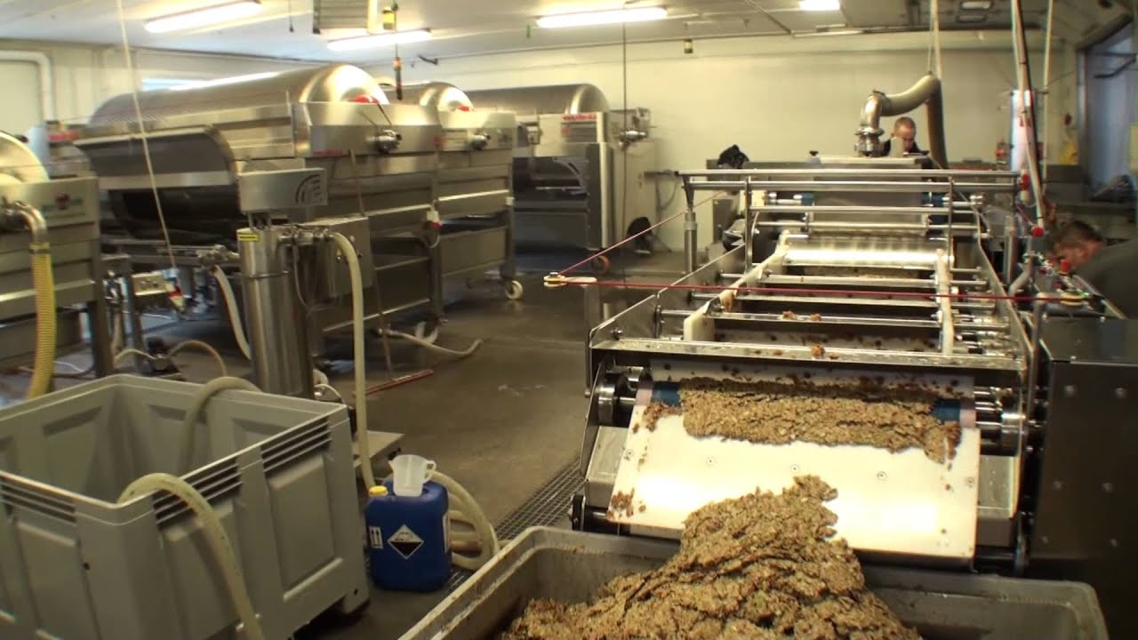 Apple juice processing plant Activ Poland 2014 - YouTube